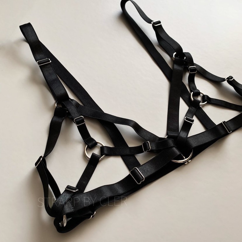 Harness Bra Cage Bra Sexy Lingerie Erotic Lingerie Sexy Etsy
