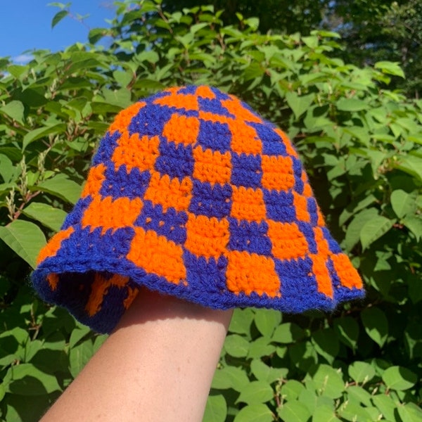 Checker Bucket Hat - Etsy