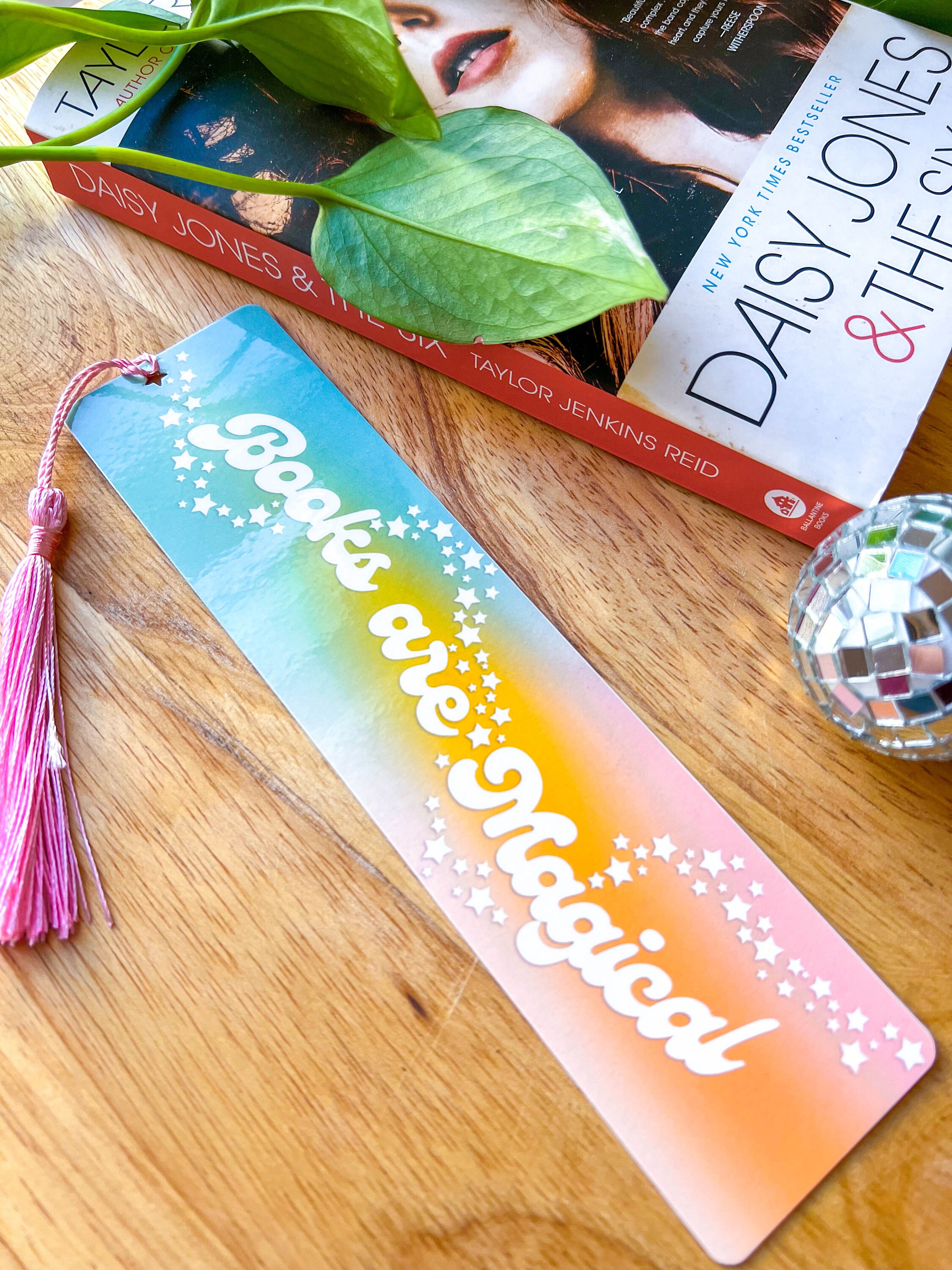 Books Are Magical Bookmark Bookmark Holographic Bookmark - Etsy