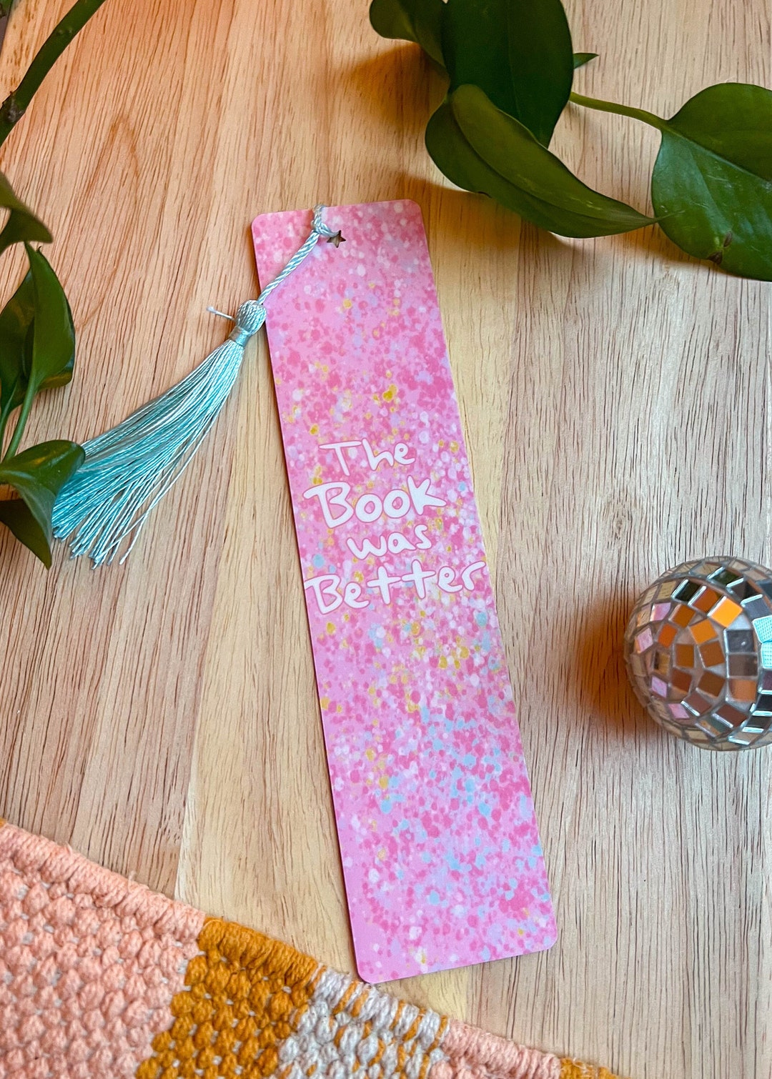 The Book Was Better Bookmark Bookmark Colorful Bookmark Teacher ...