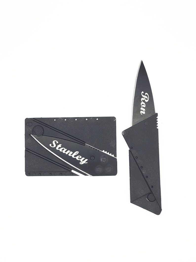 Personalized Folding Credit Card Knife - Etsy