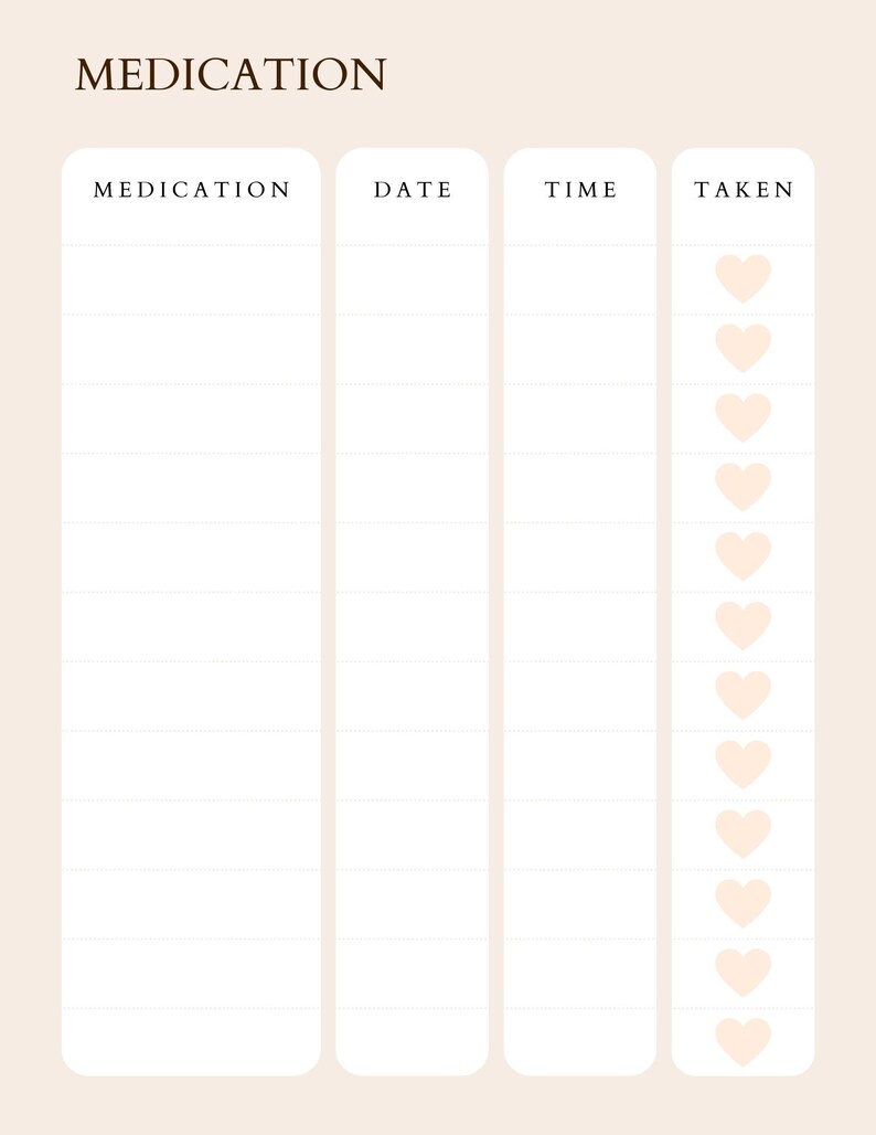 Medical Appointment Planner | Printable & Canva Template | Doctor Visit ...
