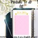 To Do List Gold and Pink Printable A4A5A6 Letter Size or - Etsy