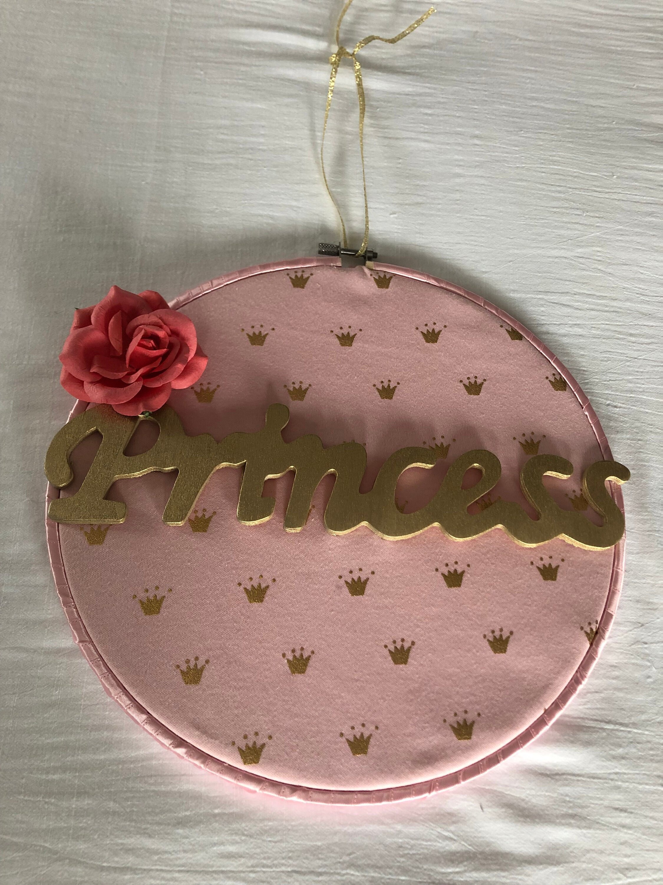 Pink Princess Door Sign - Etsy