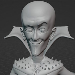 Megamind Figurine Hand-made Sculpture Fan Art Hand-painted Custom ...
