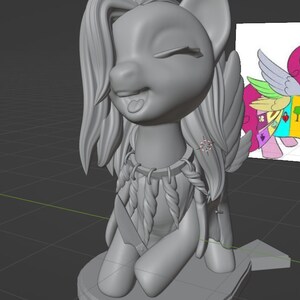 Pinky Pie MLP Cupcakes / Pinkamena Figurine Handmade Sculpture / My ...