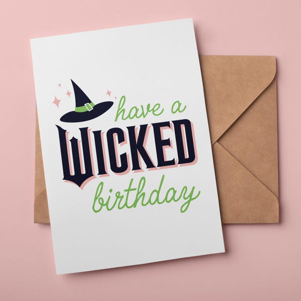 Wicked Birthday Cards - Etsy