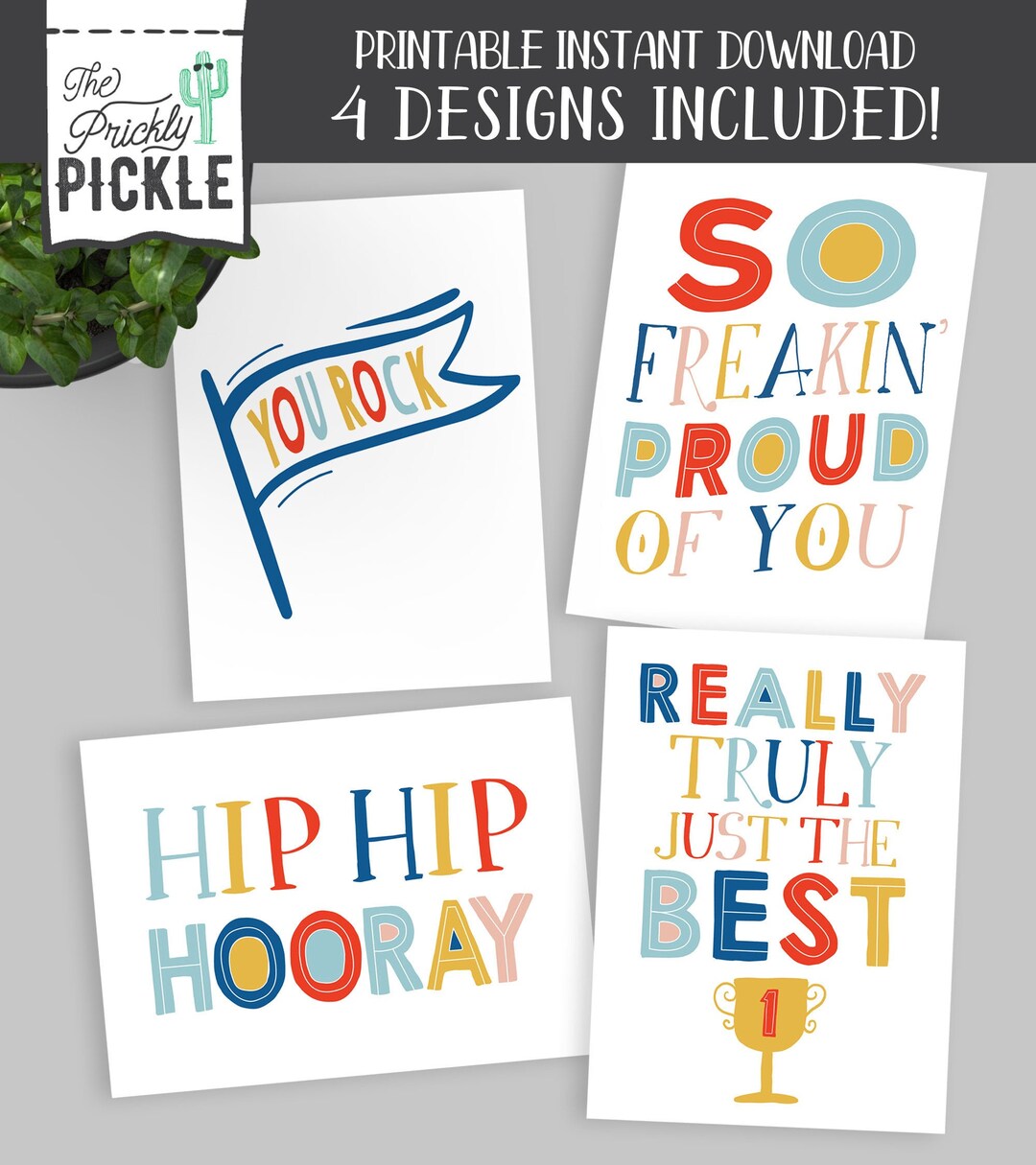 Encouragement Card Set | Motivation, Thinking of You Card, Funny Friend ...
