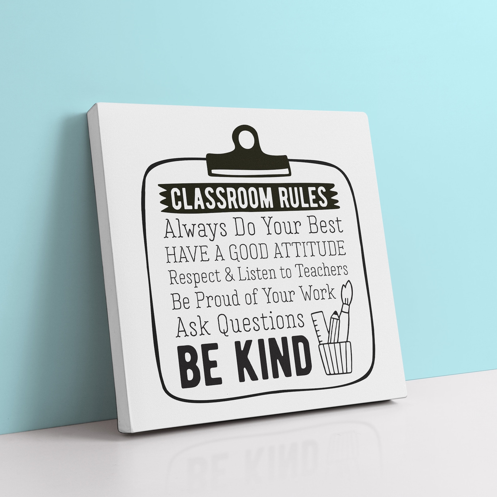 Classroom Rules SVG Teacher Classroom Decor SVG School - Etsy