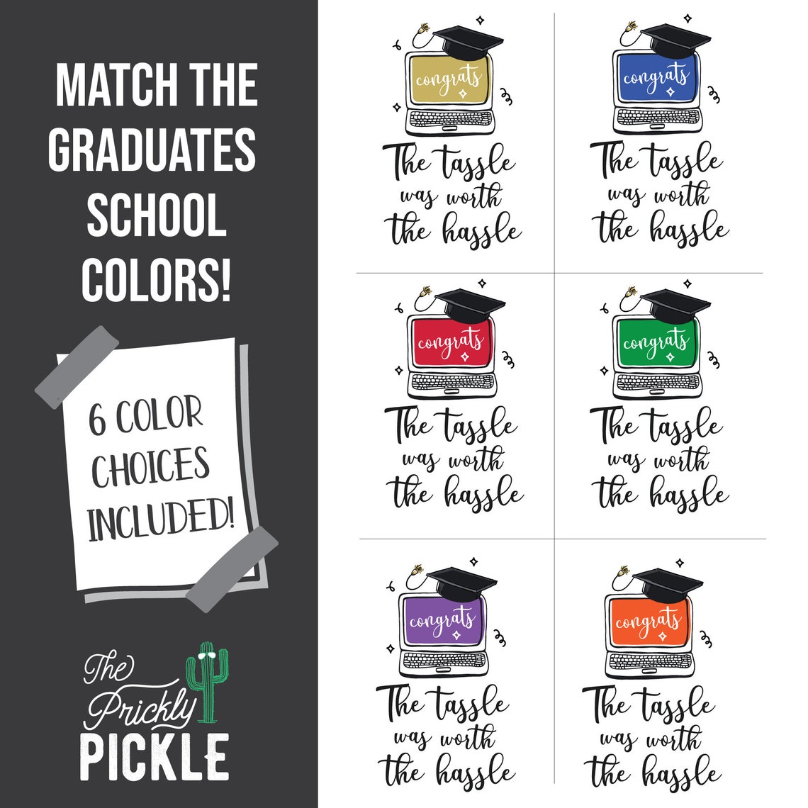 The Tassel Was Worth the Hassle 2022 Graduation Card Virtual - Etsy
