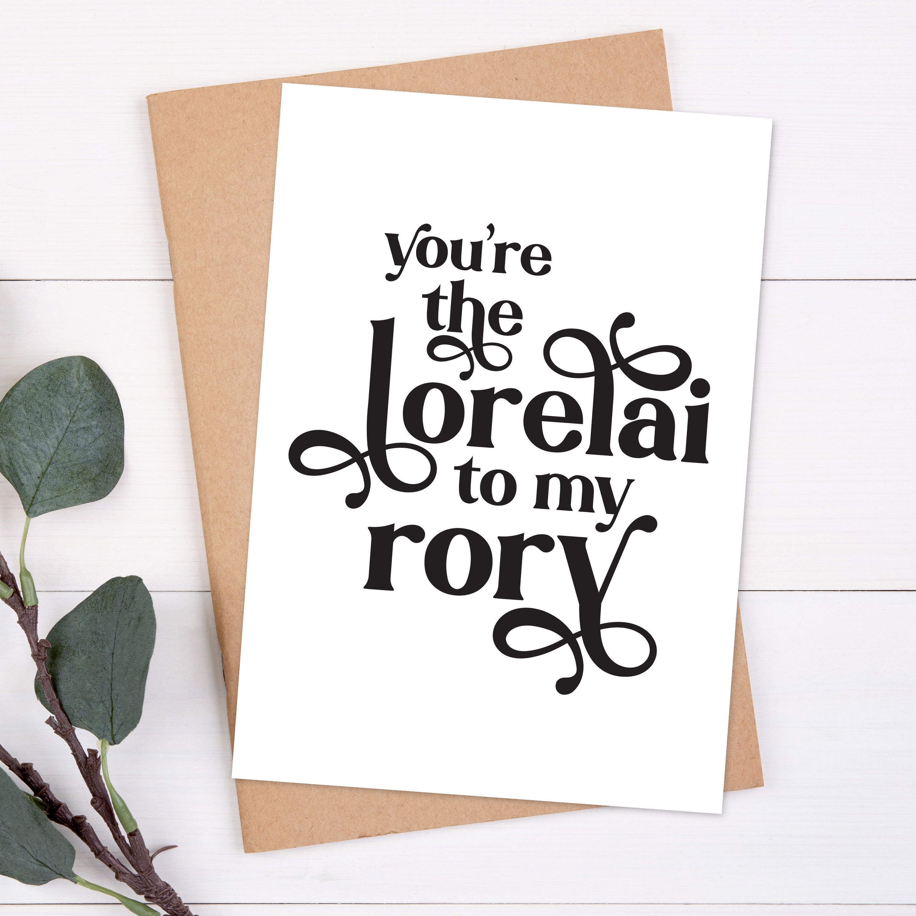 You're the Lorelai to My Rory Gilmore Girls Mother's Day Card | Mom ...