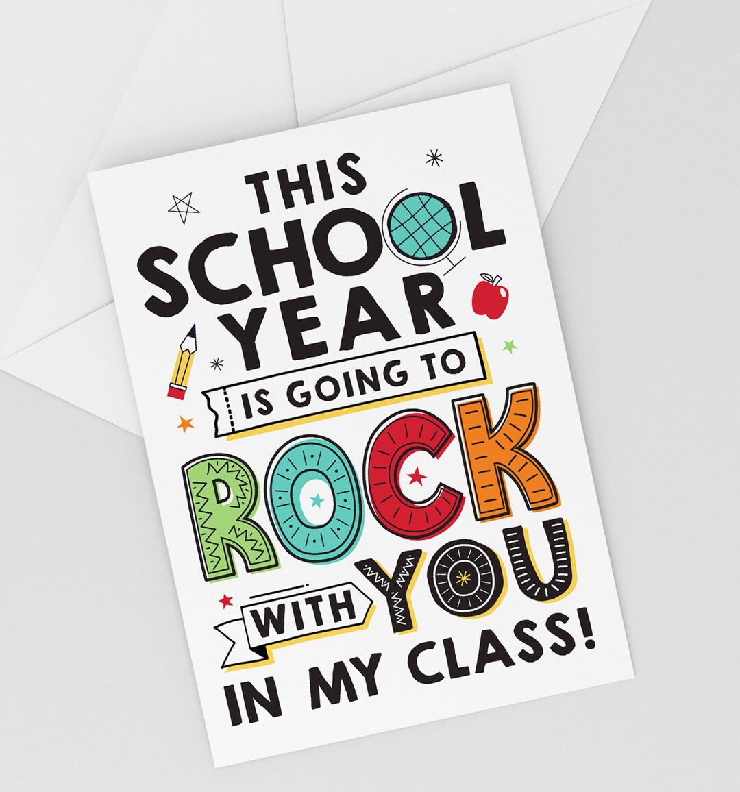 Back to School Student Encouragement | School Year is Going to Rock ...