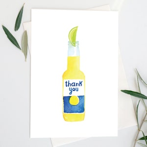Printable Beer Thank You Card | Beer Thank You Card - Etsy
