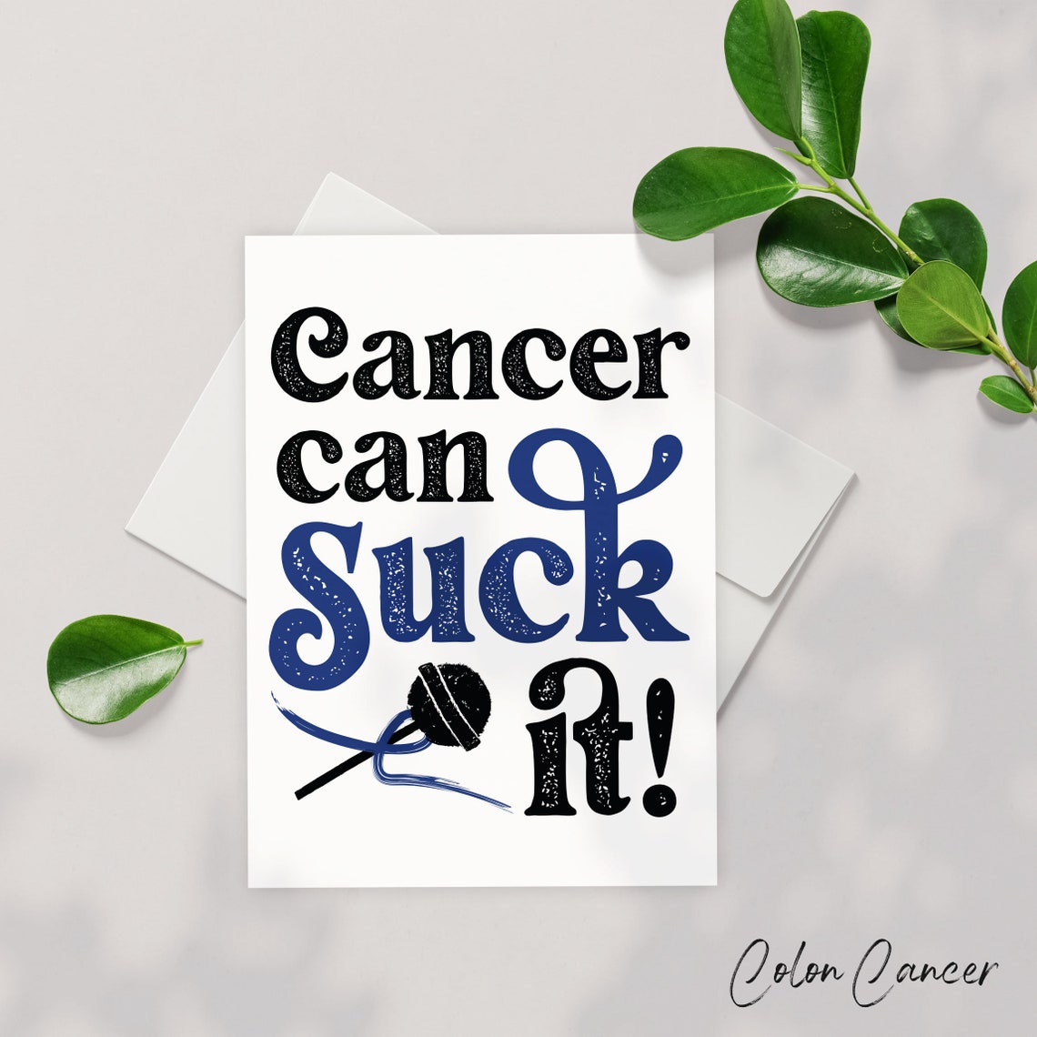 Cancer Can Suck It Cancer Encouragement Card Chemo Card - Etsy India