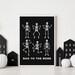 Skeleton Halloween Printable | Bad to the Bone Skeleton Printable ...