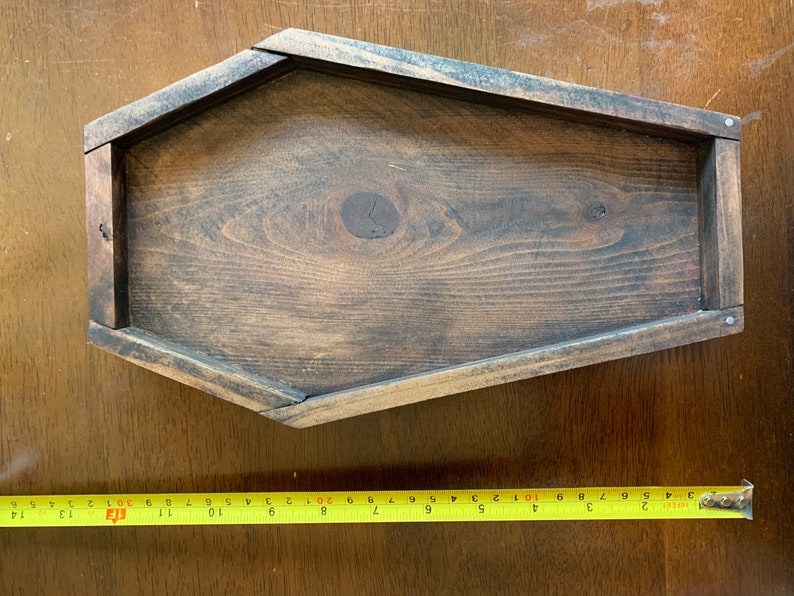 Wooden Coffin, Small Coffin, Coffin Decor, Coffin Tray, Solid Wood ...