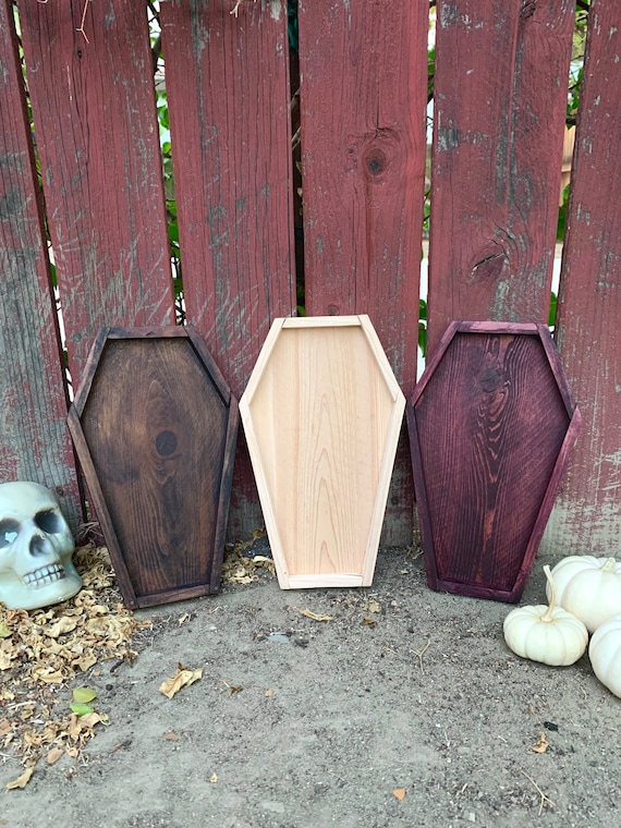Wooden Coffin Small Coffin Coffin Decor Coffin Tray Solid - Etsy