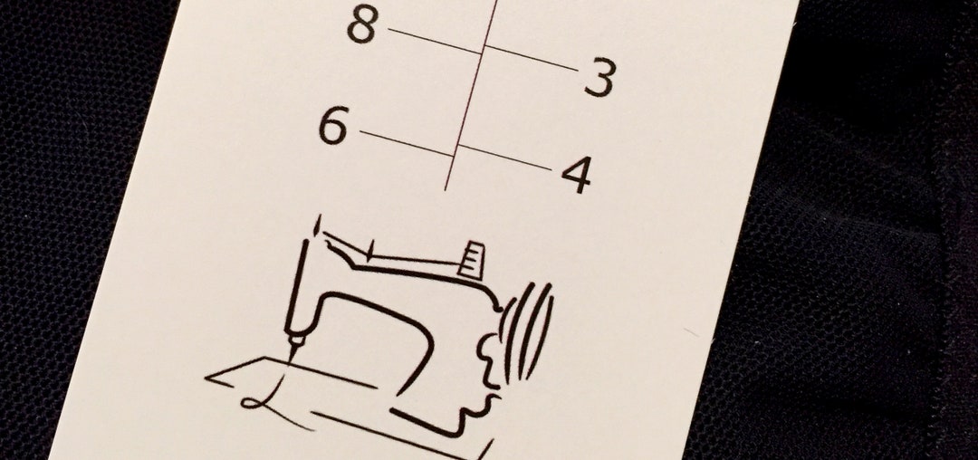 Sewing Machine Stitch Length Scale printed Version - Etsy