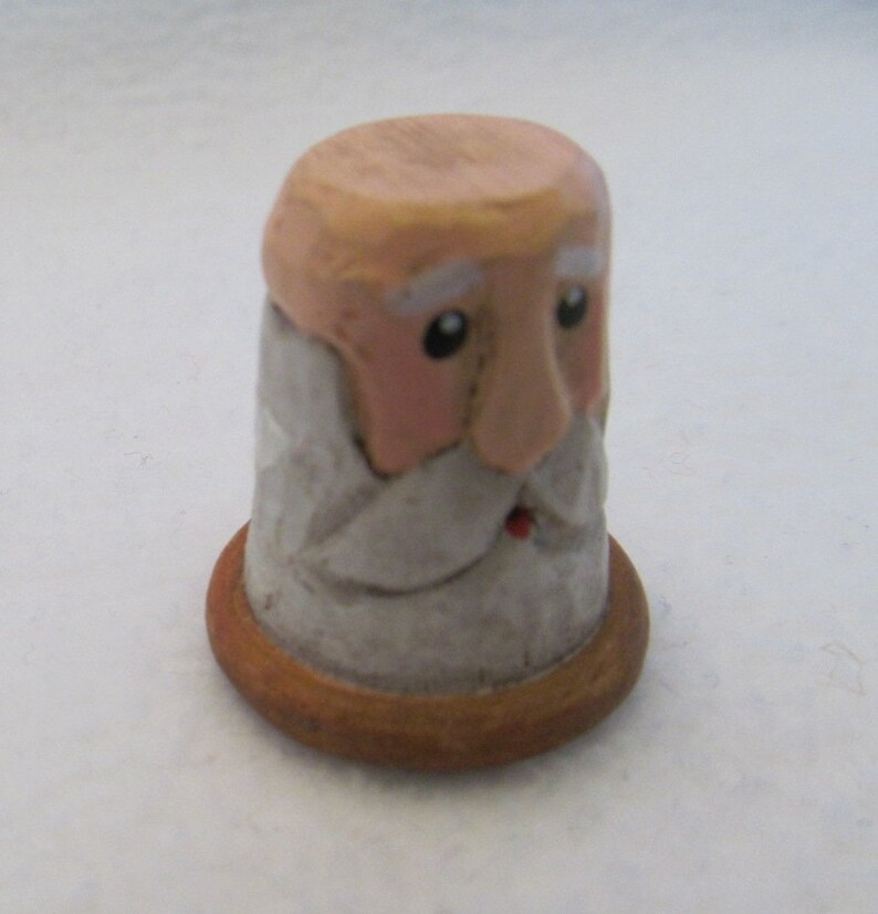 Eddy Walker Original Santa Thumble, Bald Santa Head Thimble, Cute ...