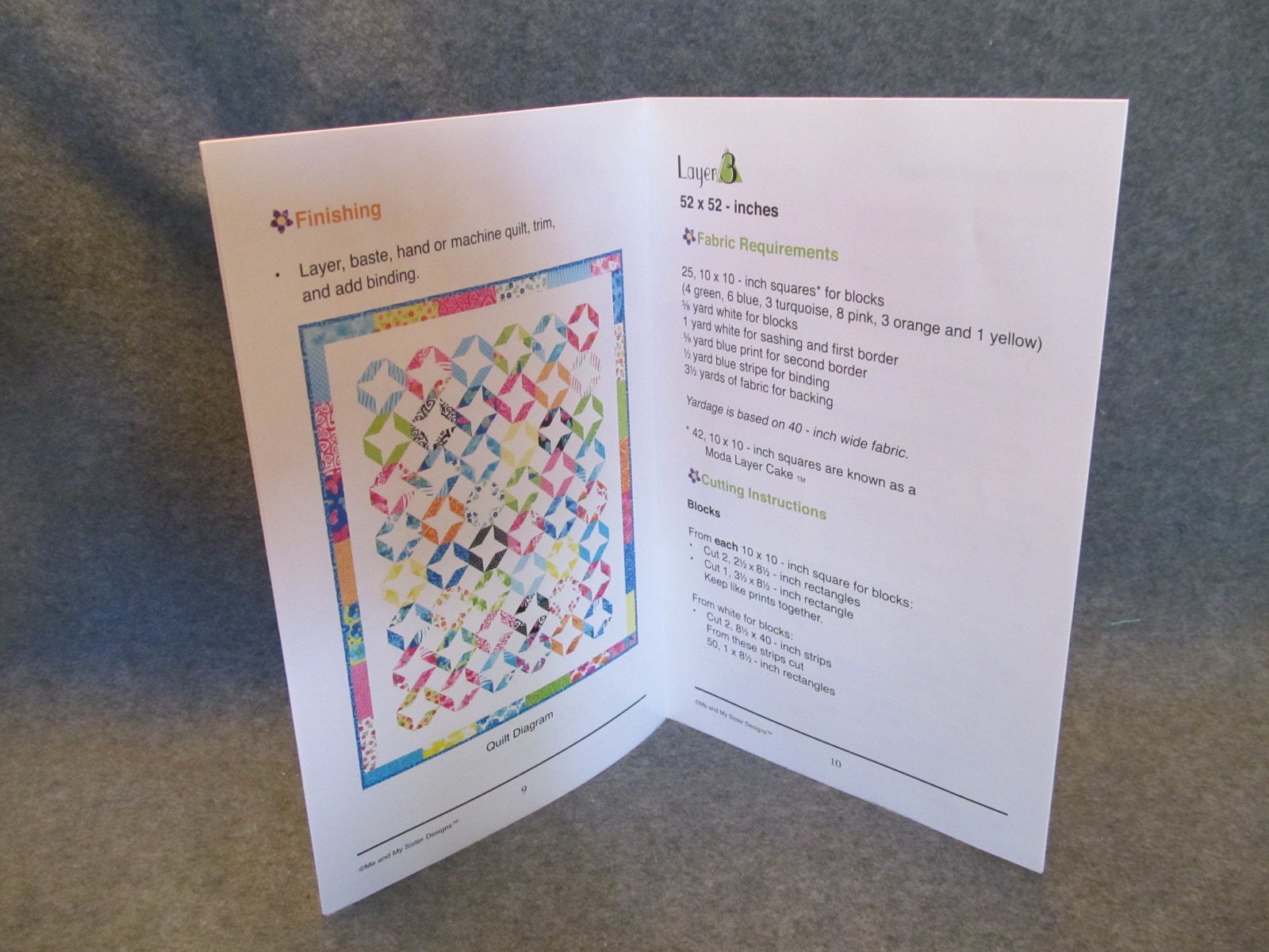Me and My Sister Design Quilt Pattern Simply Cakes Three | Etsy