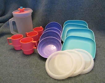 Vintage Tupperware Kids Play Set - Etsy
