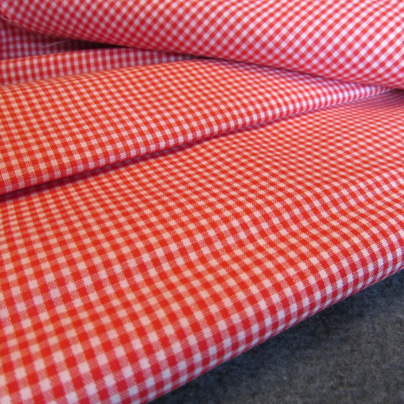 Red Gingham Check - Etsy