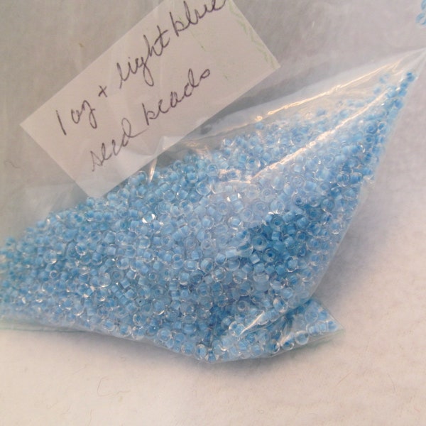 Blue Seed Beads - Etsy