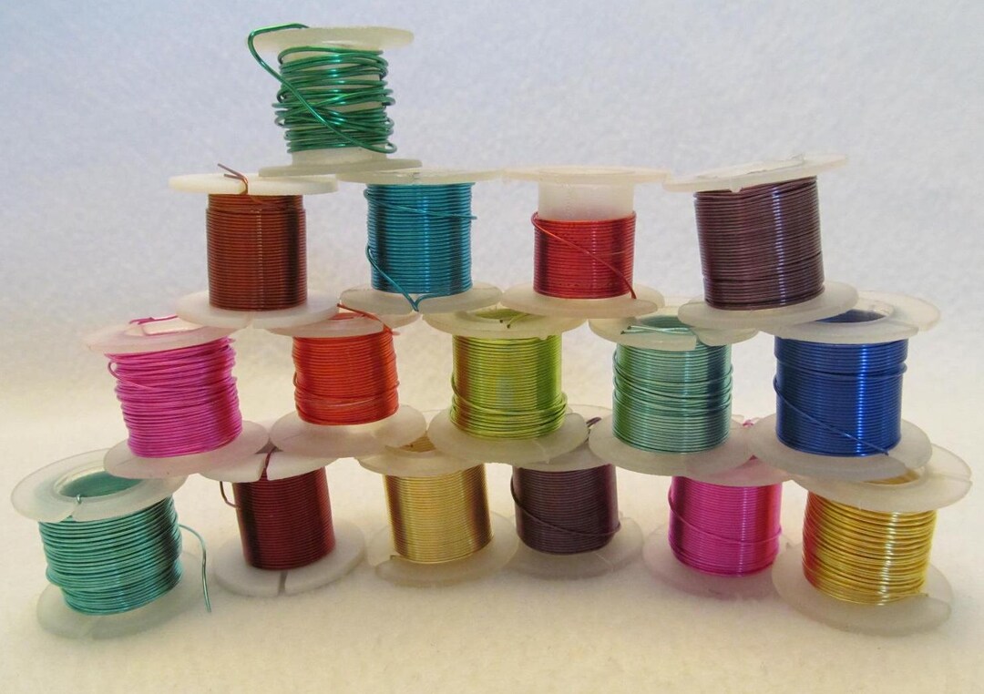 Great Mix of Different Colored Crafting Wires, Many Full Spools ...