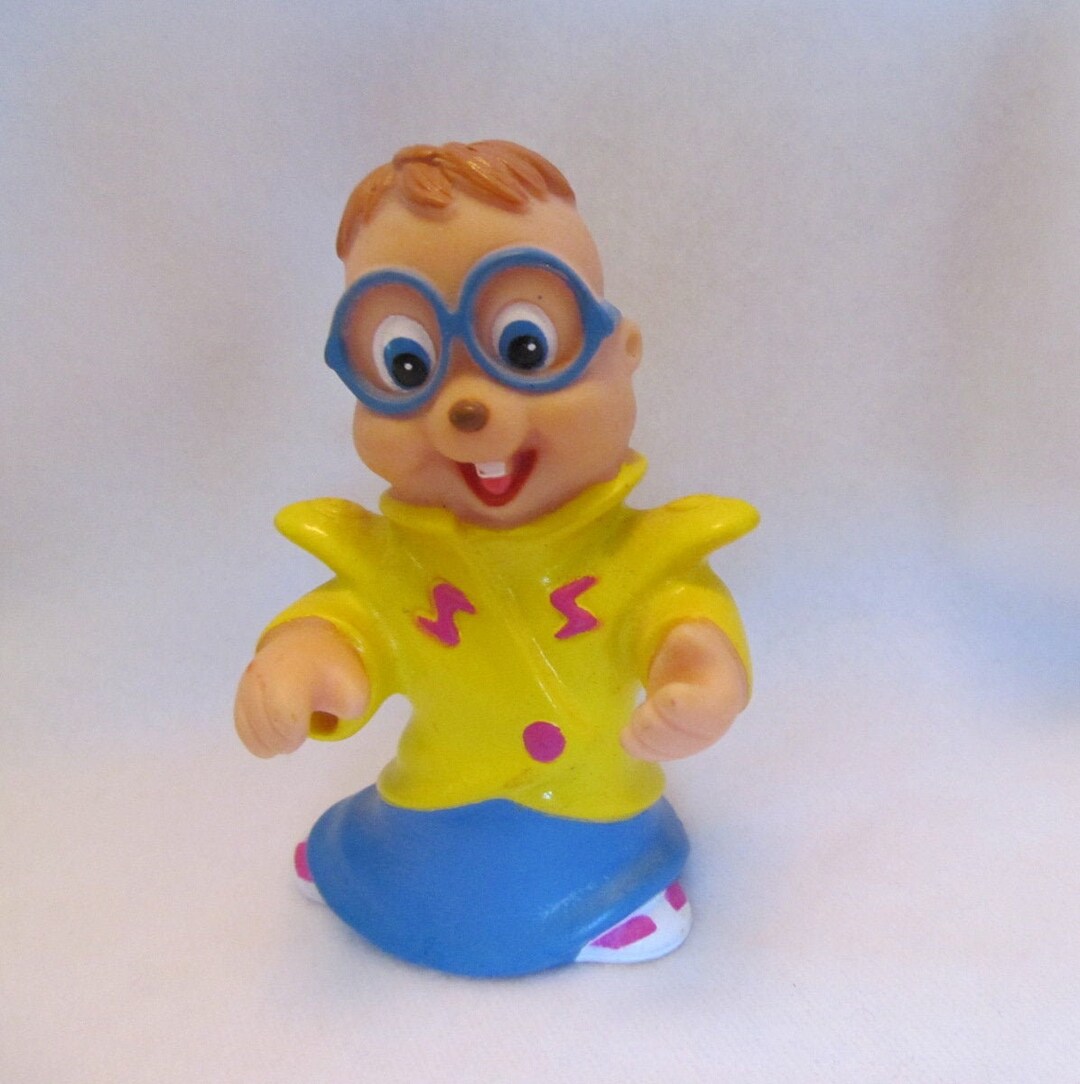 Hi I'm Simon One of the Chipmunks, Cute Rubber Chipmunk, Fun Little Toy ...