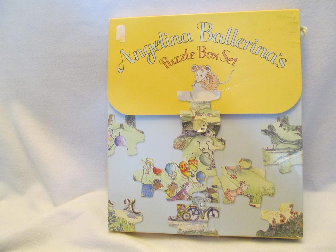 Reduced**angelina Ballerina Puzzle Box Set, Four Different Puzzles/two ...