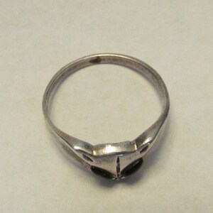 Unique Cat Ring, Small Size Cat Ring, Stamped 952 on Inside, Eerie Cat ...