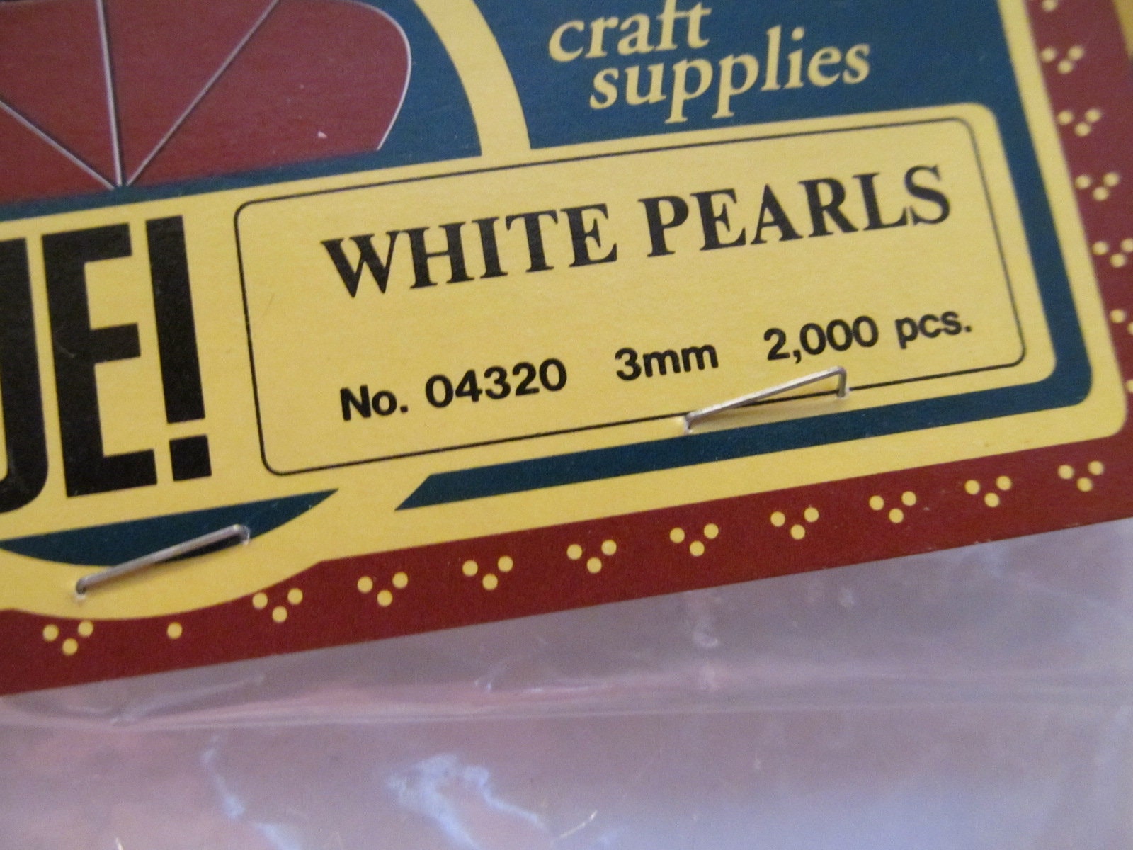 Darice Craft Supplies Two Full Bag Pearls Craft Supplies - Etsy
