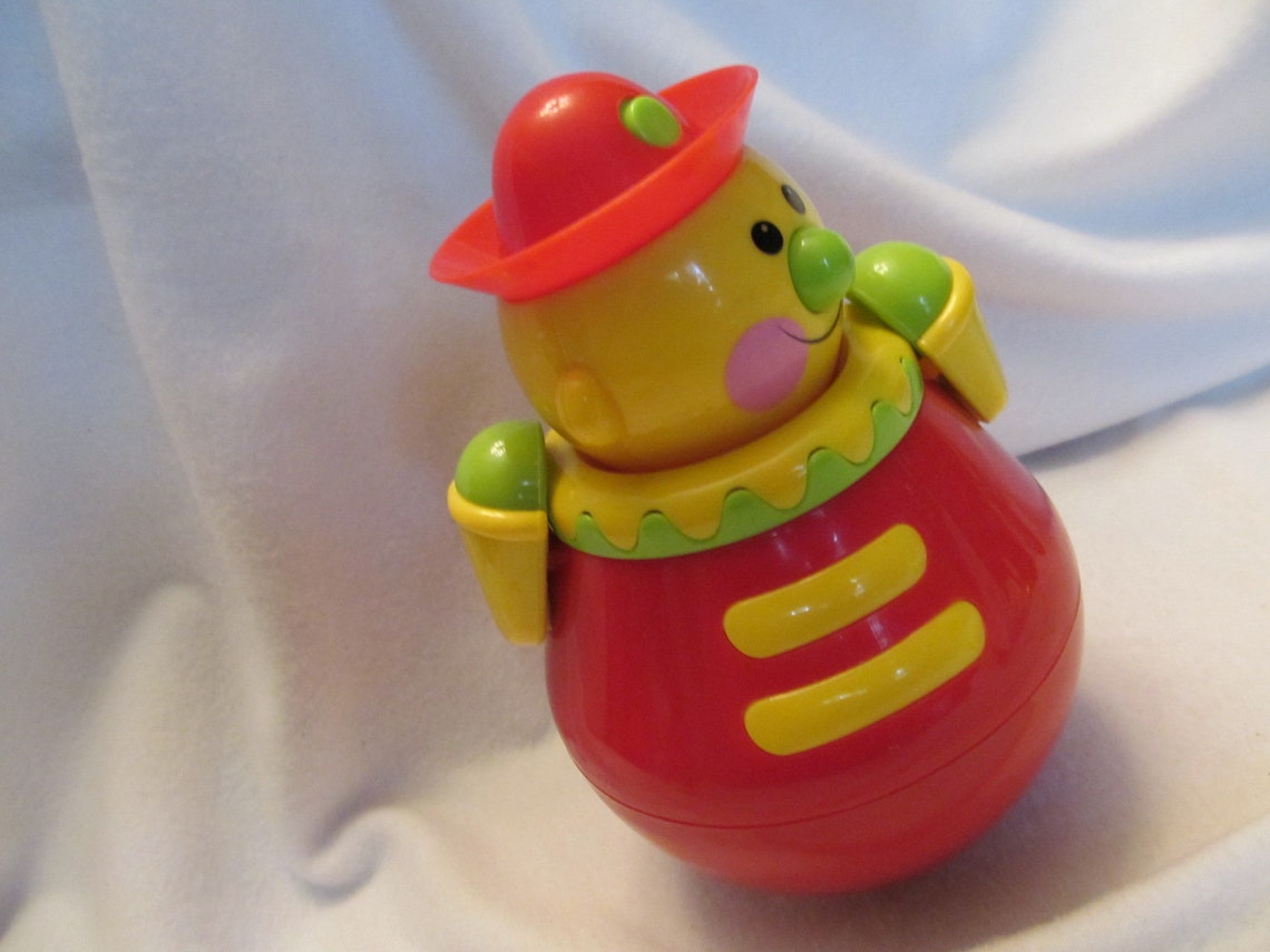 Cute Roly-poly Clown Like Jingle Baby Toy Vintage Roly Poly - Etsy