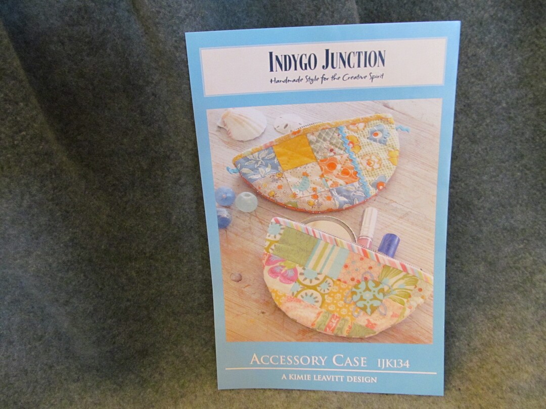 Indigo Junction Accessory Case Pattern, Never Used Sewing Pattern, A ...