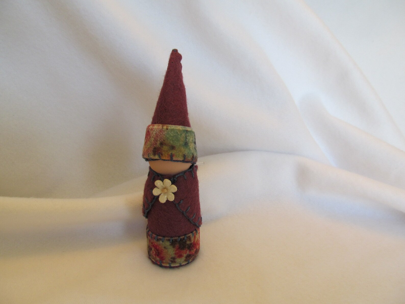 Cute Little Peg and Felt People /person/ Gnome Indoor Fairy | Etsy