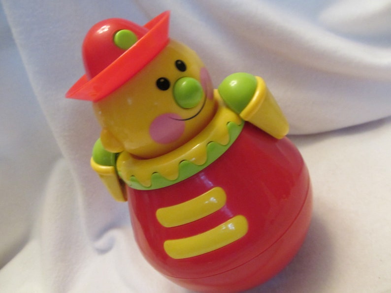 Cute Roly-poly Clown Like Jingle Baby Toy Vintage Roly Poly - Etsy