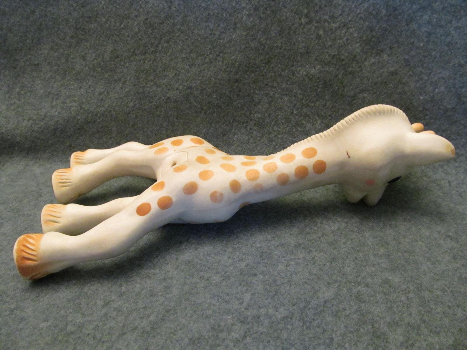 Squeeky Toy Giraffe. Vintage Rubber Squeeky Squeeze Toy, Sophie La ...