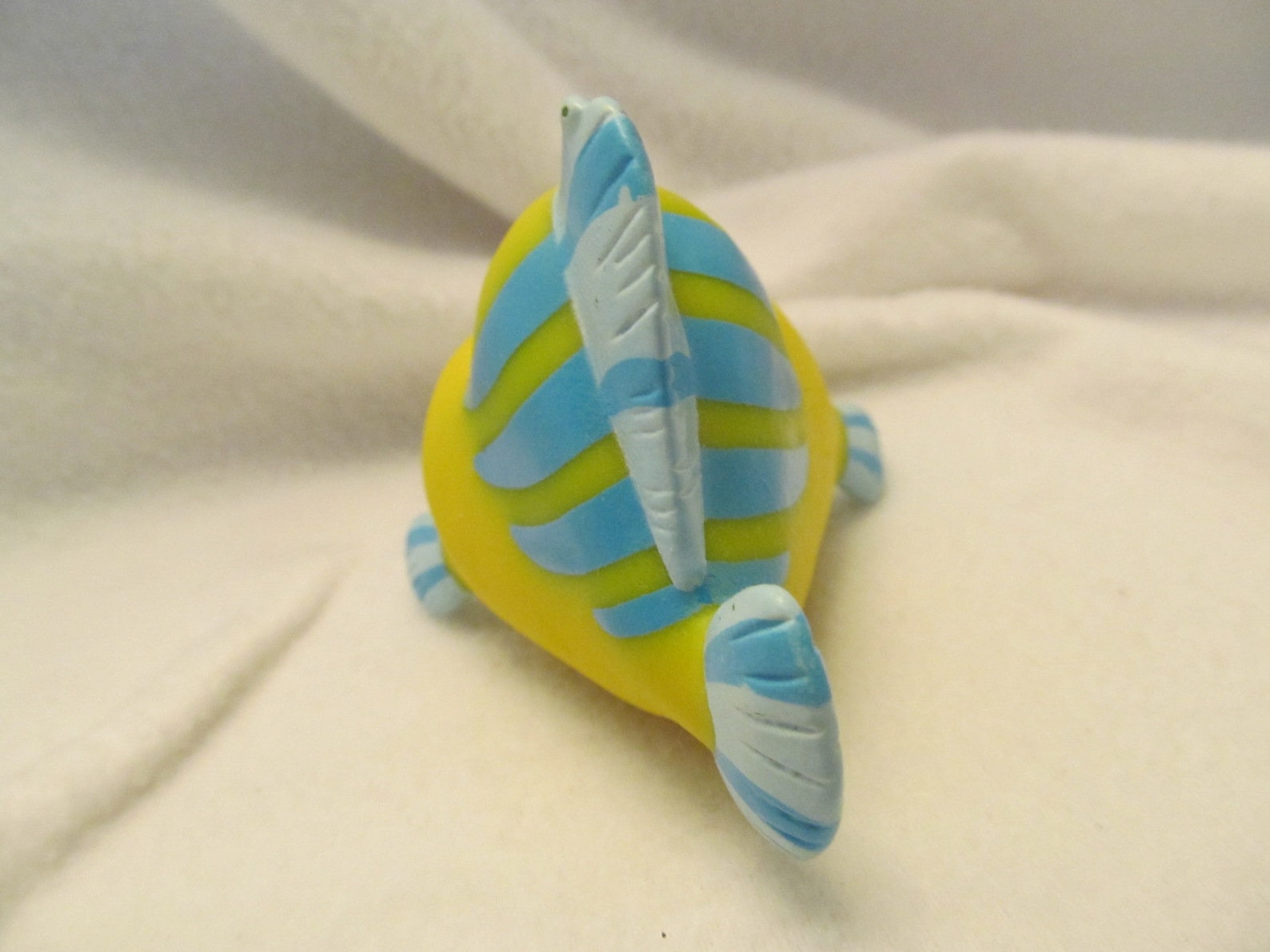 Small Disney Fish from Little Mermaid Flounder Small Rubber | Etsy