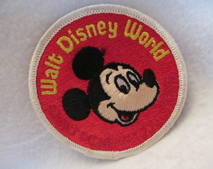 Walt Disney World Patch , Mickey Mouse Patch ,souvenir of Disneyland ...