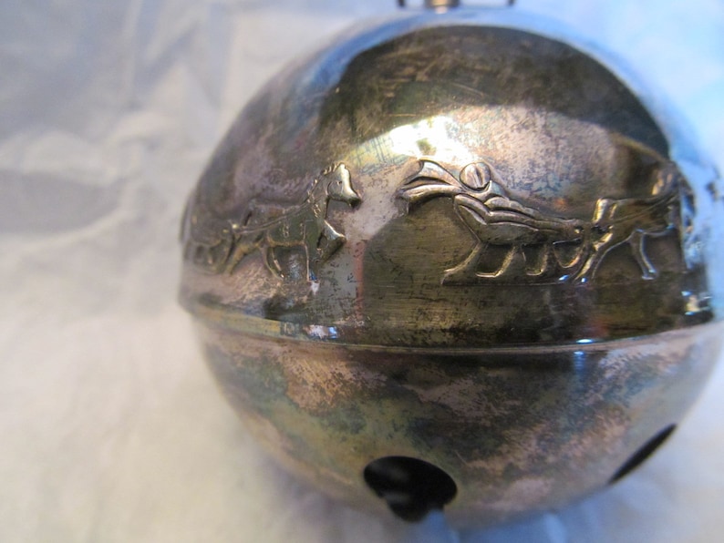 REDUCED *** 1981 Wallace Sleigh Bell, Collectible Silver Bell, Nice ...