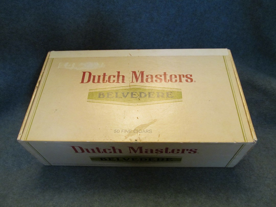 Dutch Masters Cigar Collectible Box, Belvedere Cigar Box, Vintage Dutch ...