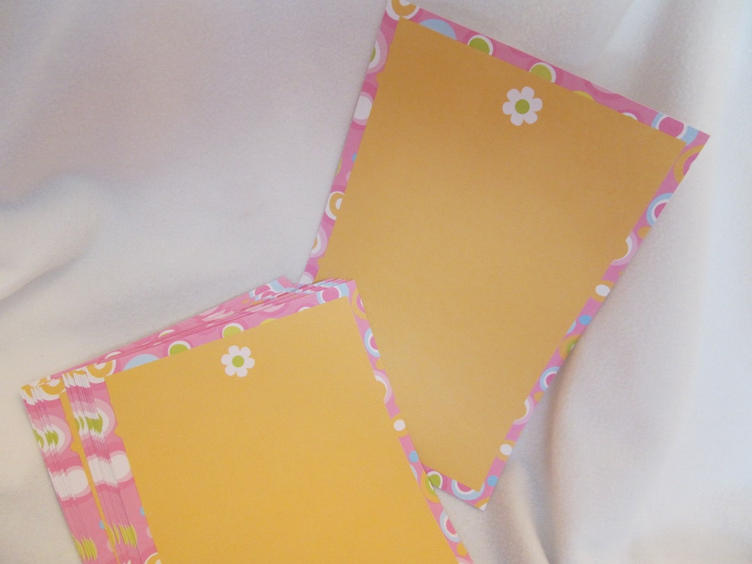 Circle Within a Circle Writing Paper, Vintage Writing Paper, Nice ...