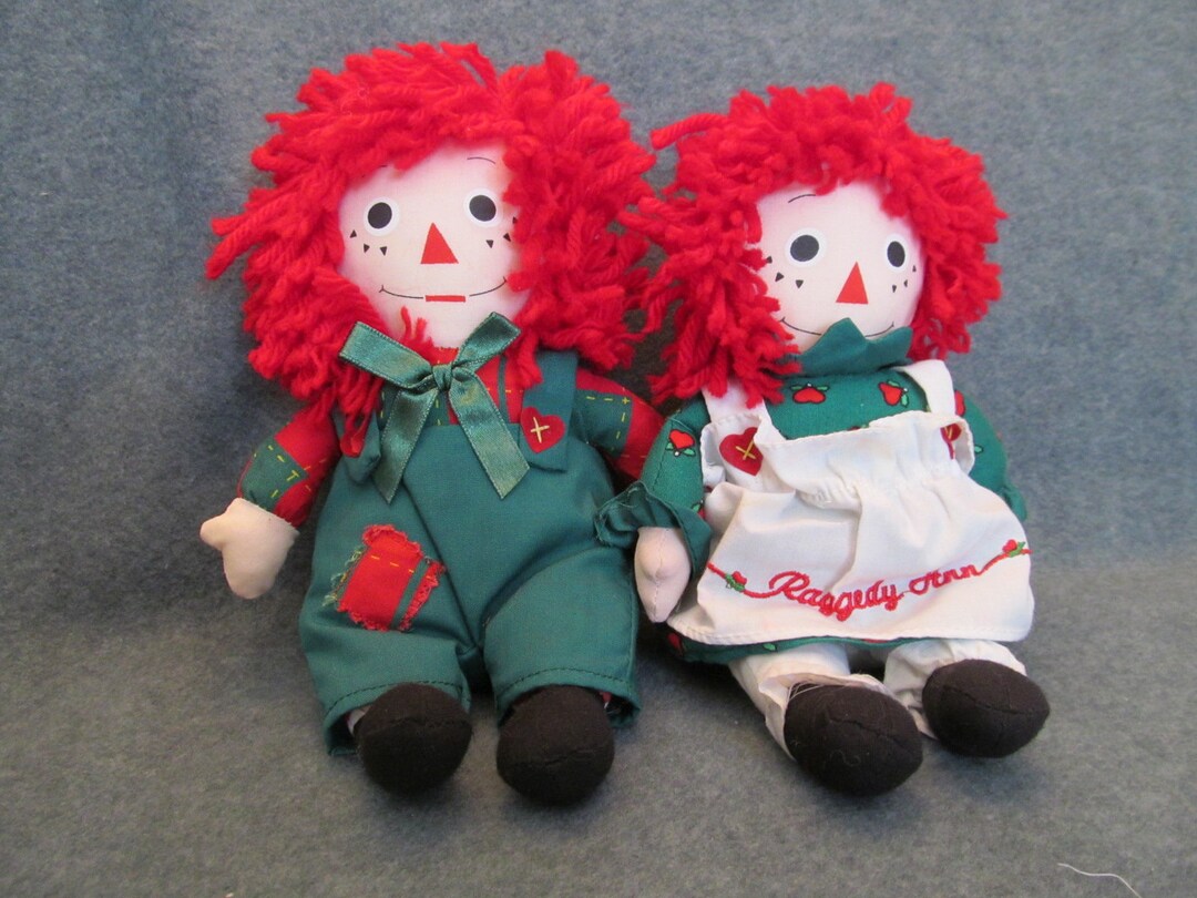 Vintage 1998, Target Snowdon Raggedy Ann and Andy Dolls, Raggady Ann ...
