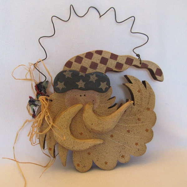 Santa Head Wall Hanging - Etsy