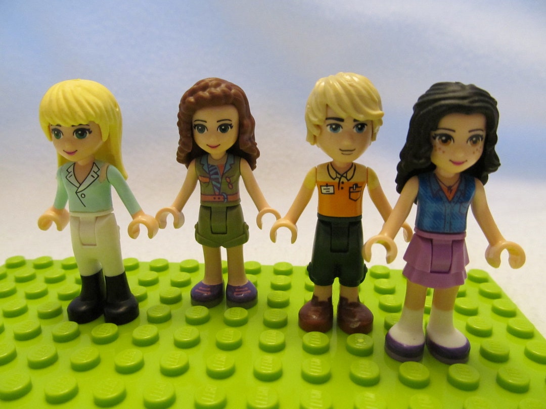 Three Girls - One Boy Lego People, Four Lego Pieces, Cute Lego Three ...