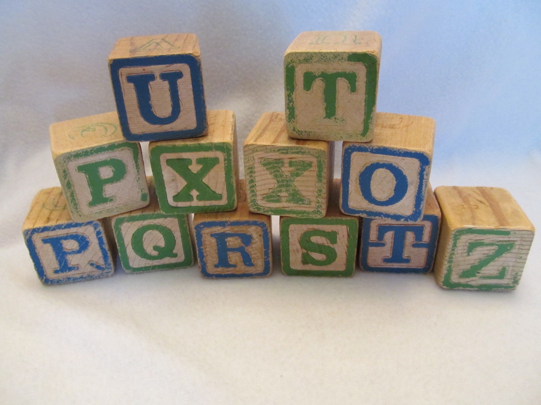 Twelve Building Blocks for Kids Play or Crafting, Fun for Hours of ...