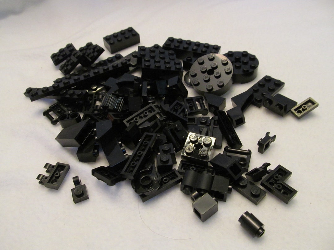 Mixed Bag of Different Shapes and Sizes, All Black in Legos, Add to ...