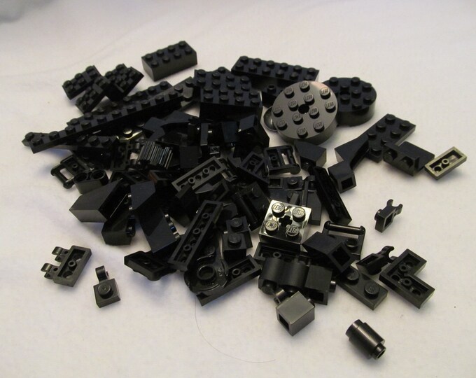 Mixed Bag of Different Shapes and Sizes, All Black in Legos, Add to ...