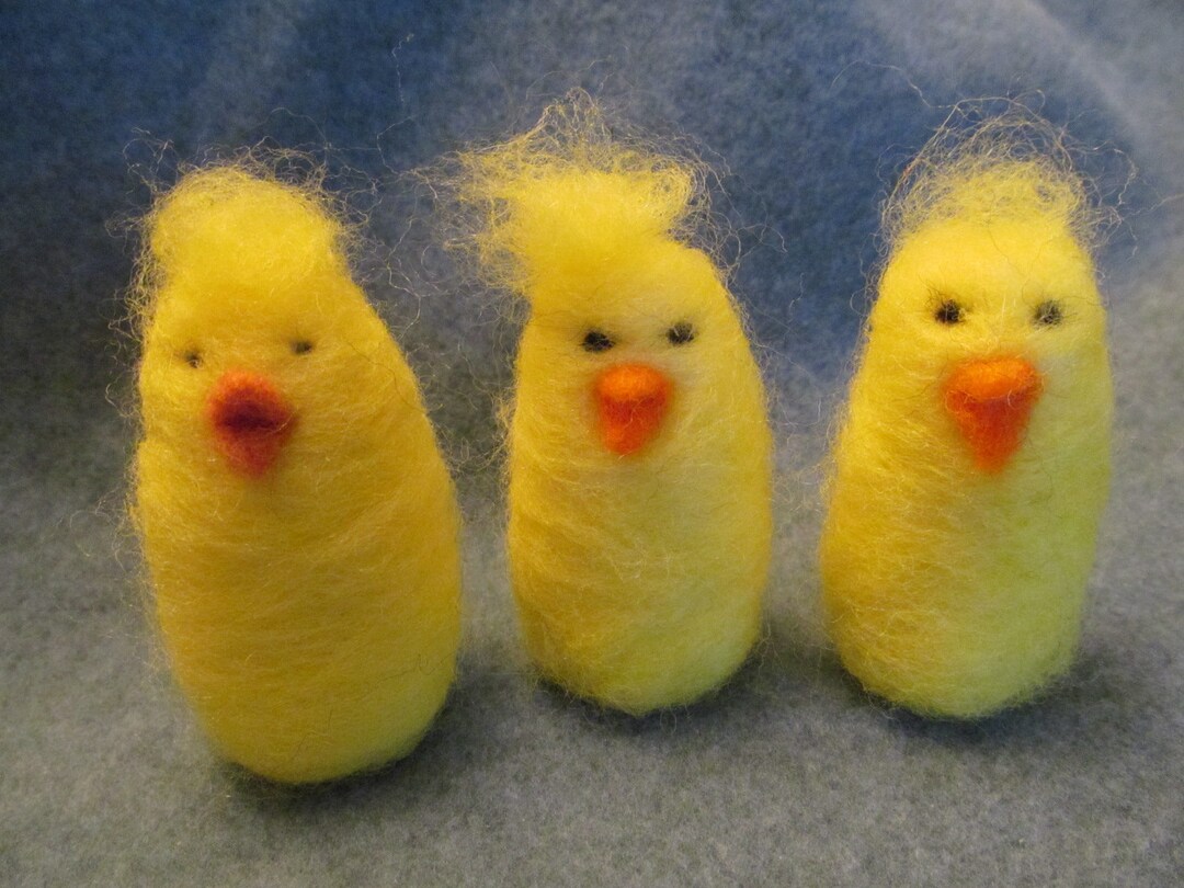 Hand Made 100% Wool Chicks, Cute Little Chicks to Collect, Each is Made ...