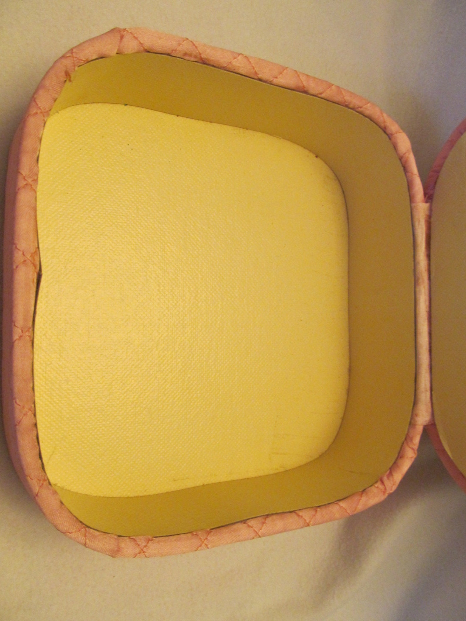 Vintage Pink Satin Hanky Box, Dated From Early 1960's, Nice Piece From ...